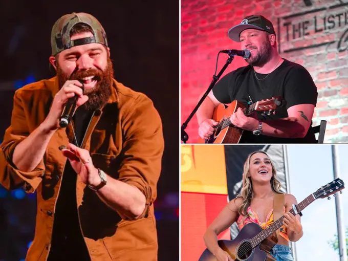Jordan Davis, Mitchell Tenpenny & Ashley Cooke at Live Oak Bank ...